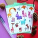 Centaurworld Planner Stickers – Handmade Bujo Decals, Recycled Matte ...