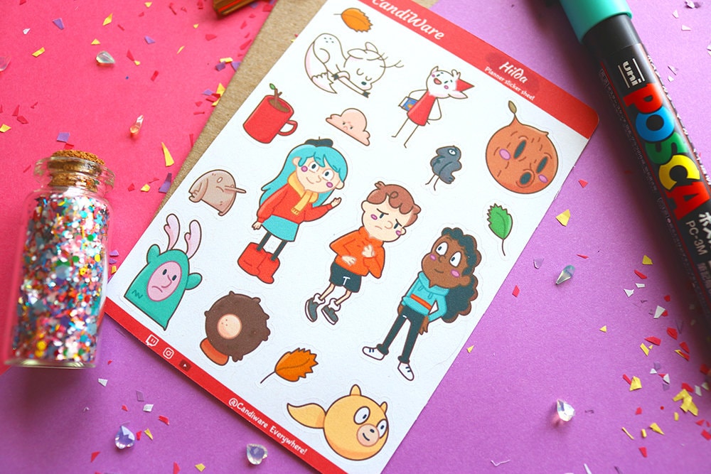 Hilda Sticker Sheet Sticker Sheet Planner Stickers | Etsy
