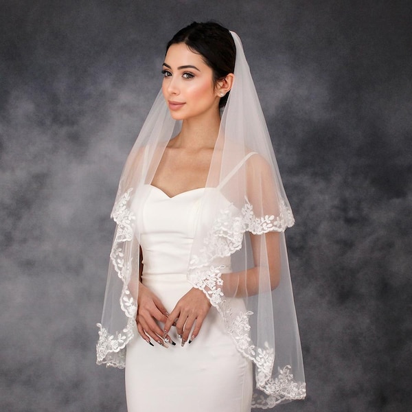 Double Layer Veil - Etsy