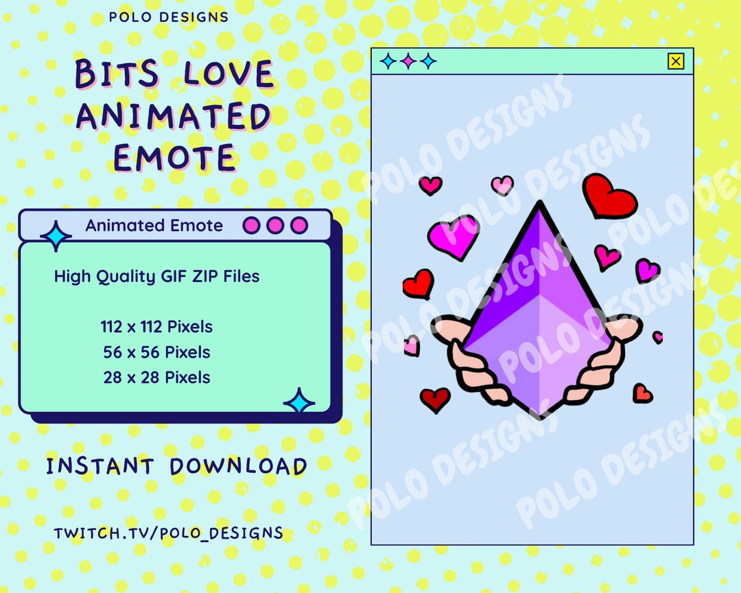 Bits Animated Twitch Emote - Etsy