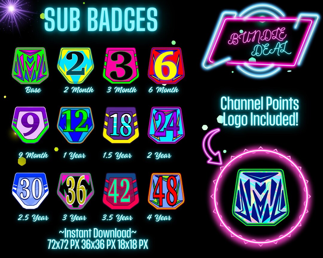 Dirt Bike Number Plates Sub Badges, Channel Points Logo, Twitch Badges ...