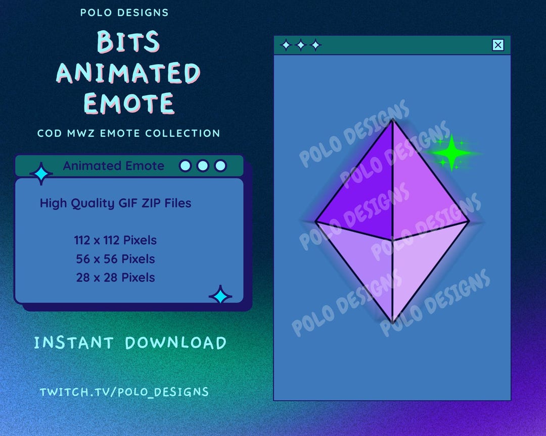 Bits Animated Twitch Emote - Etsy
