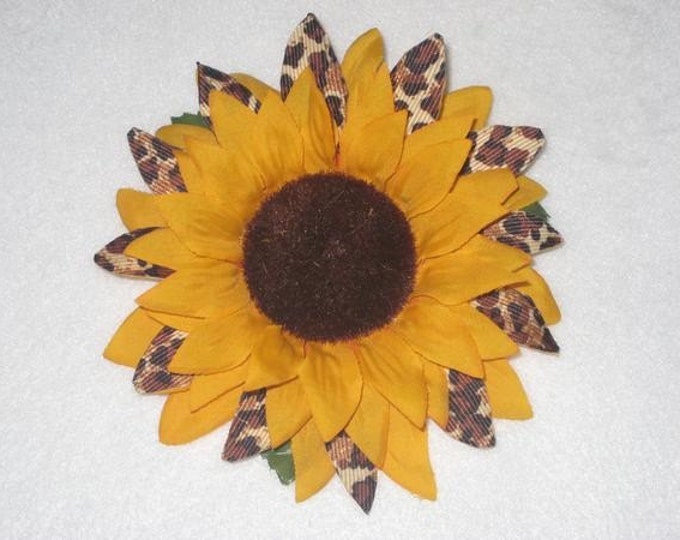 Fancy Leopard Sunflower - Etsy