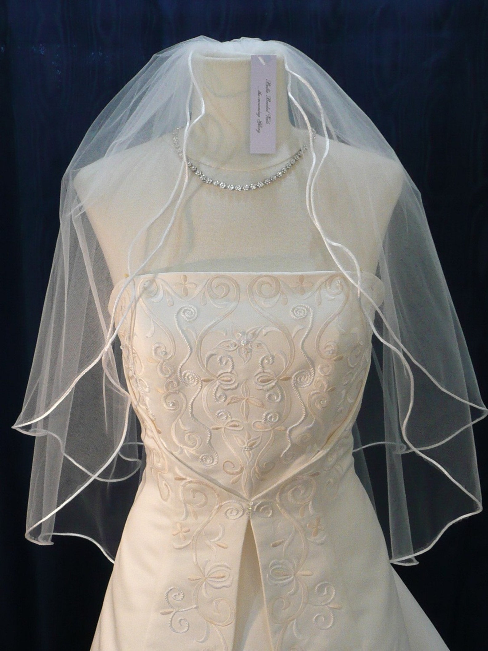 Wedding Veils Bridal Veil Satin Rat Tail Trim Sale - Etsy