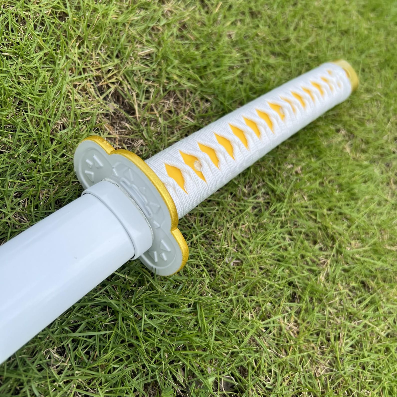 Zenitsu Agatsuma Sword,demon Anime Cosplay Slayer Katana,kimetsu No ...