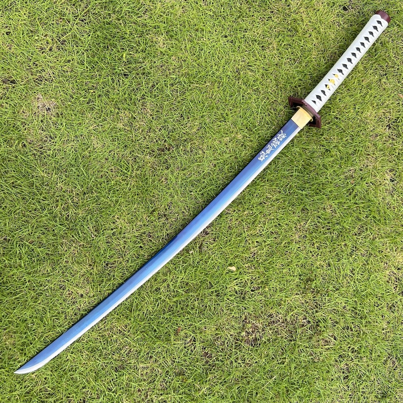 Giyu Tomioka Katana, Demon Slayer Anime Cosplay Sword - Etsy Australia