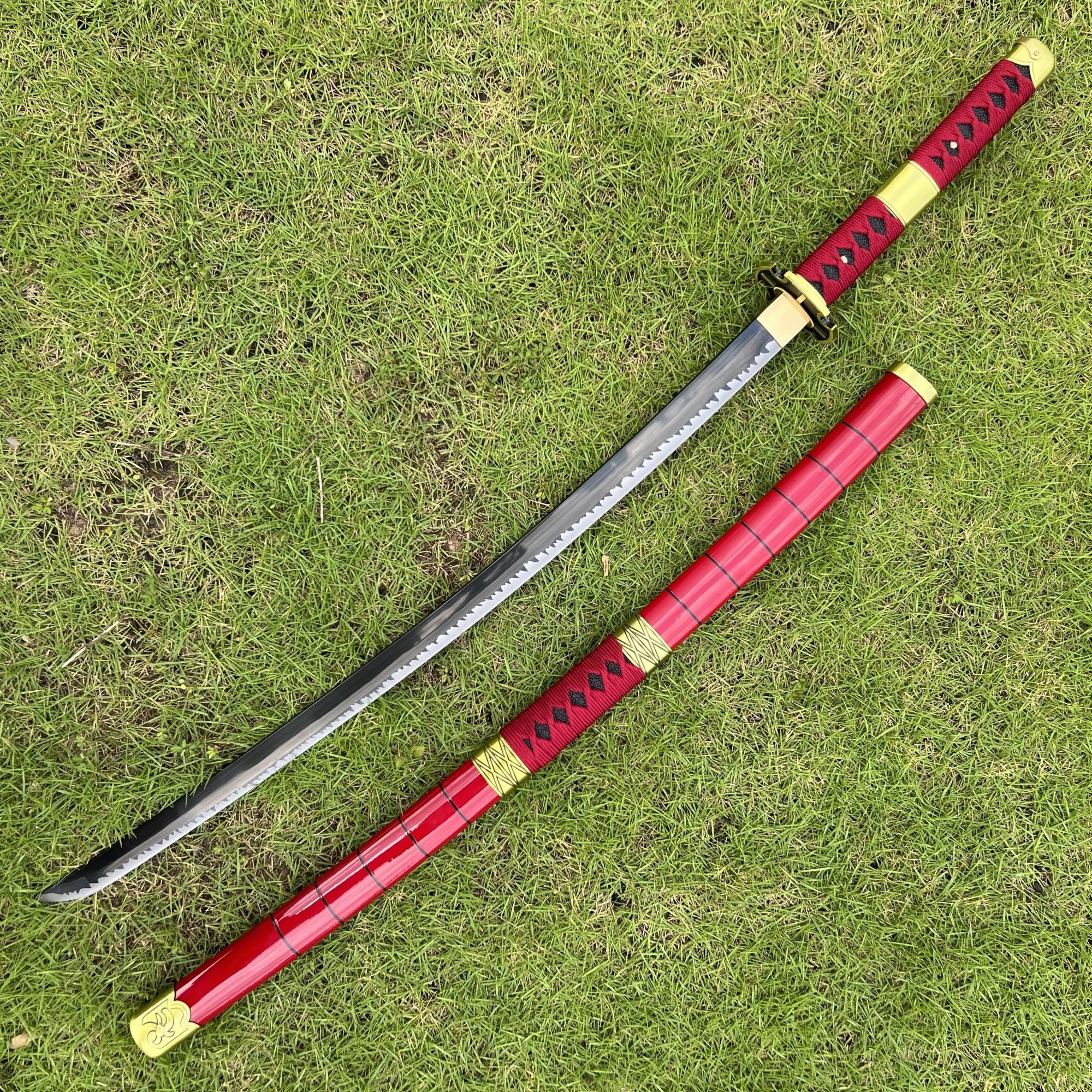 One Piece Zoro Swords,japanese Swords,handmade Sword,anime Sword,sandai ...