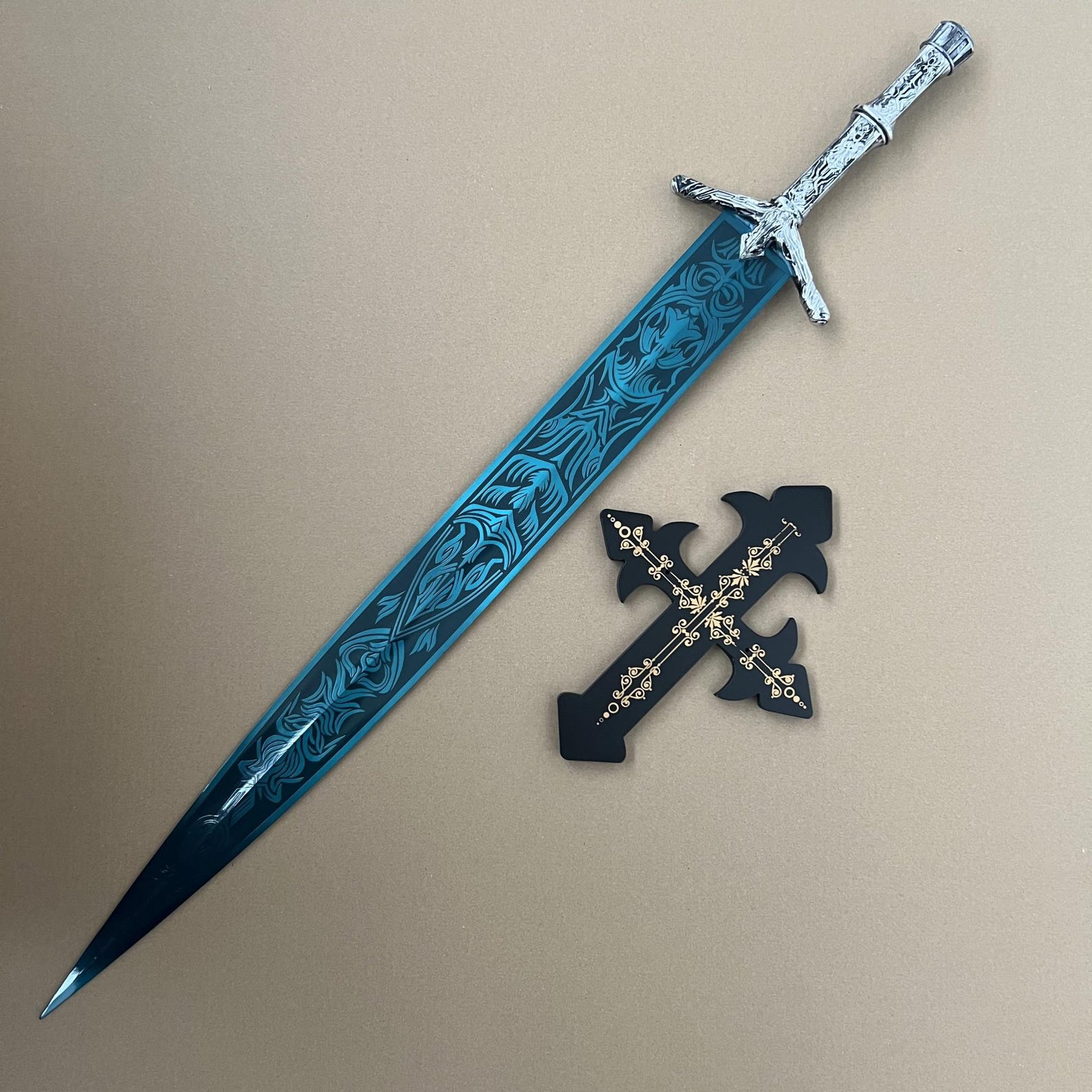 Full Metal Dark Moon Sword/moonlight Greatsword,elden Ring Sword ...