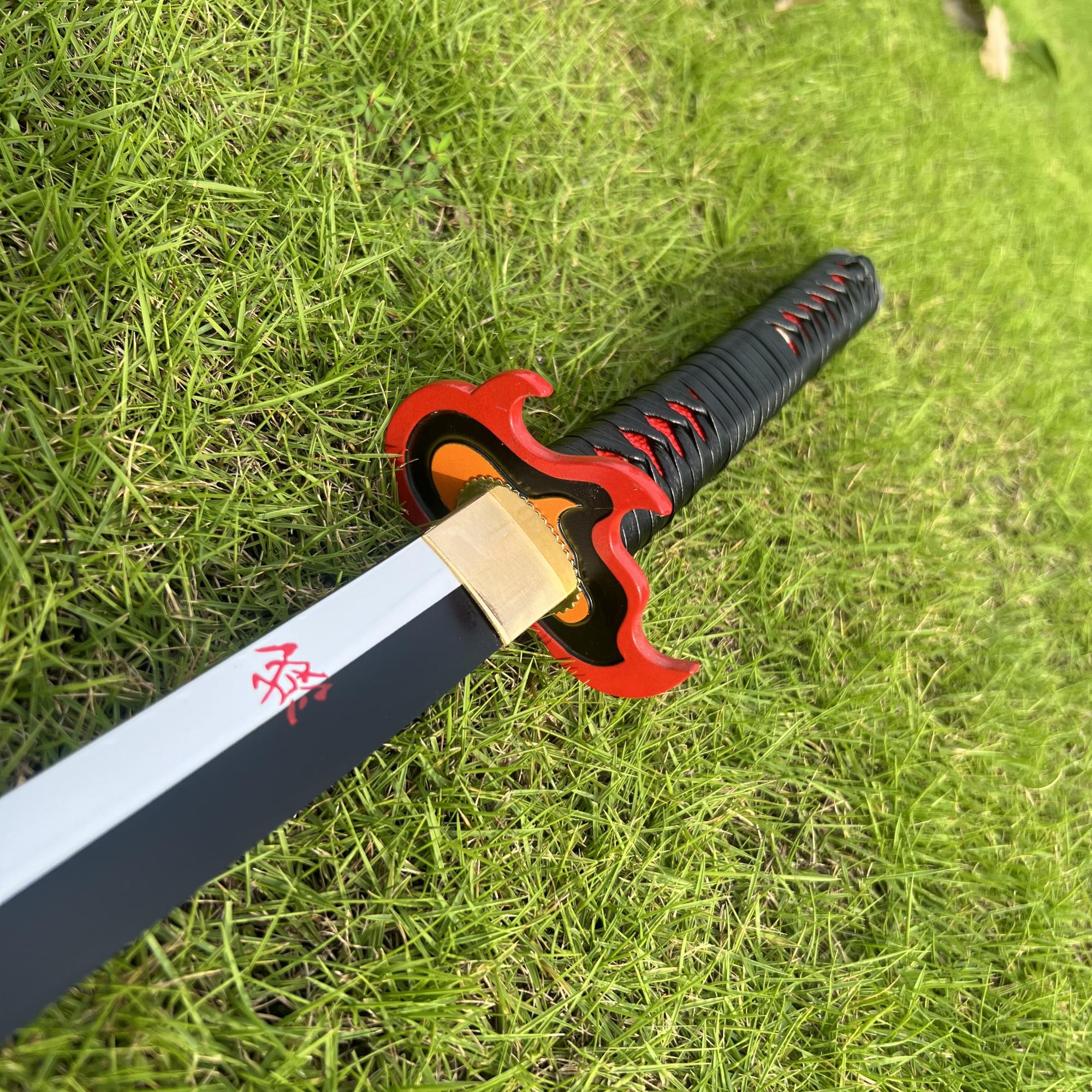 Tanjiro Kagura Sword,demon Anime Cosplay Slayer Katana,kimetsu No Yaiba ...