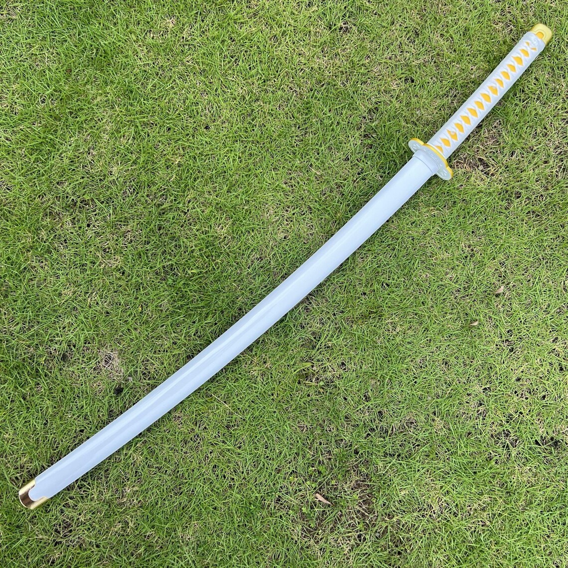 Zenitsu Agatsuma Sword,demon Anime Cosplay Slayer Katana,kimetsu No ...