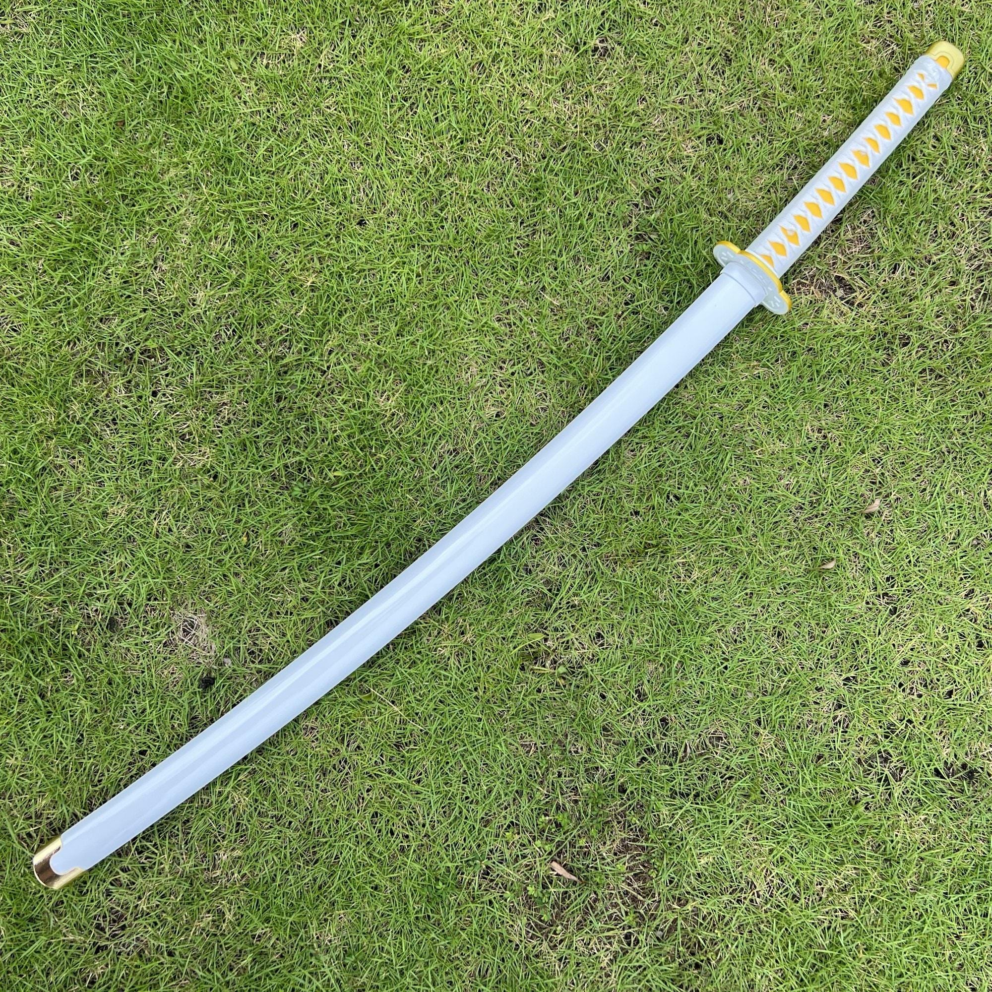 Zenitsu Agatsuma Sword,demon Anime Cosplay Slayer Katana,kimetsu No ...