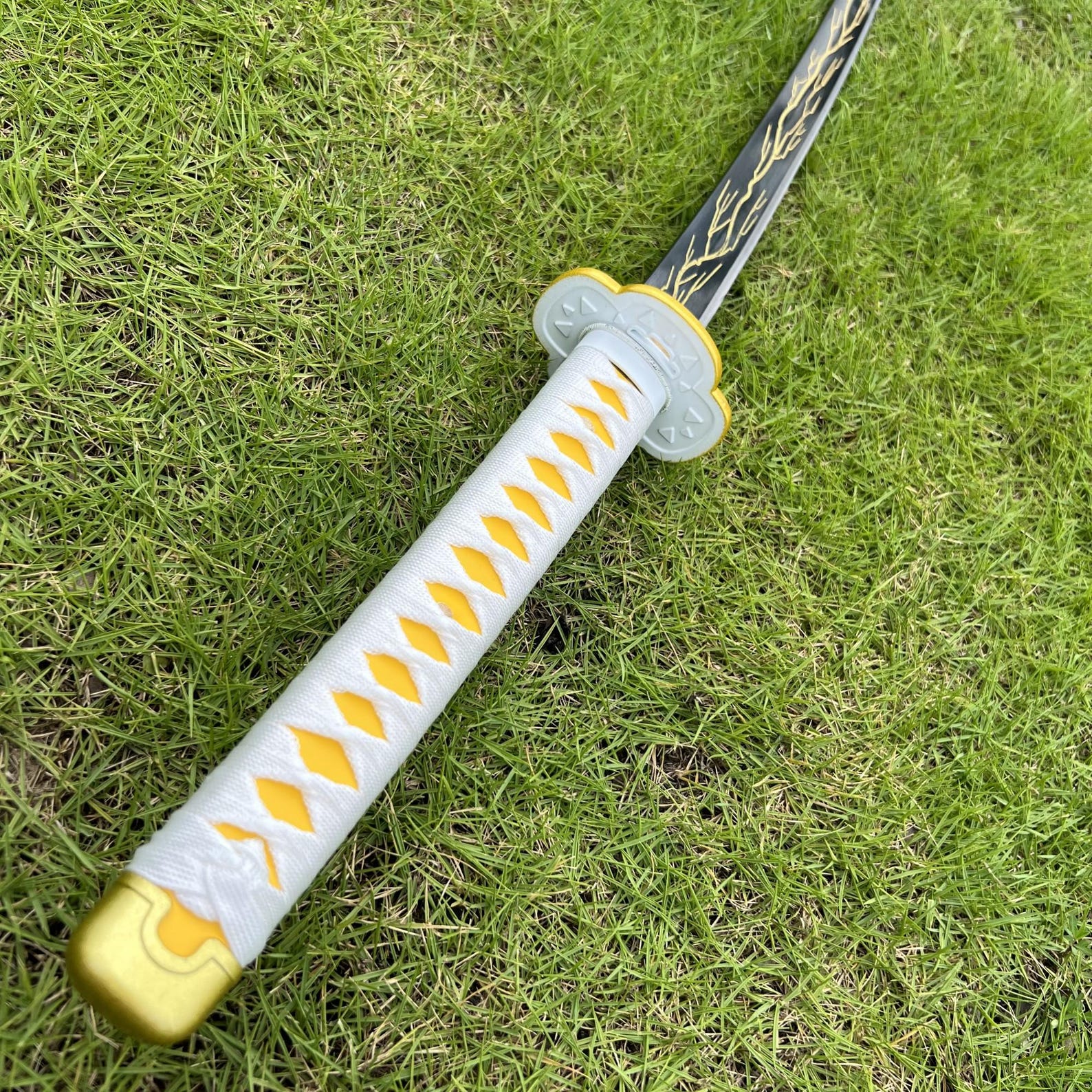 Zenitsu Agatsuma Sword,demon Anime Cosplay Slayer Katana,kimetsu No ...