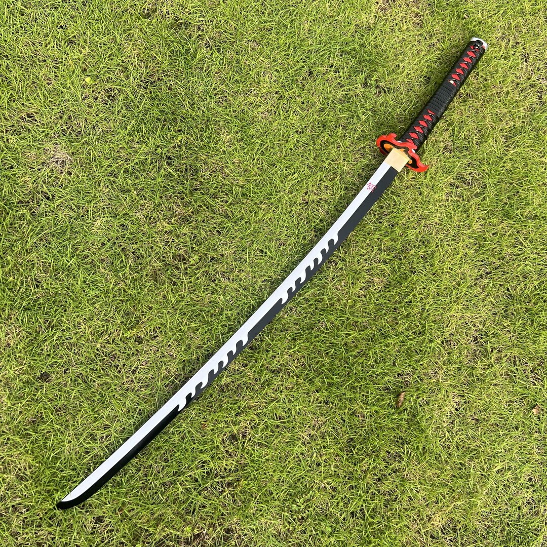 Tanjiro Kagura Sword,demon Anime Cosplay Slayer Katana,kimetsu No Yaiba ...