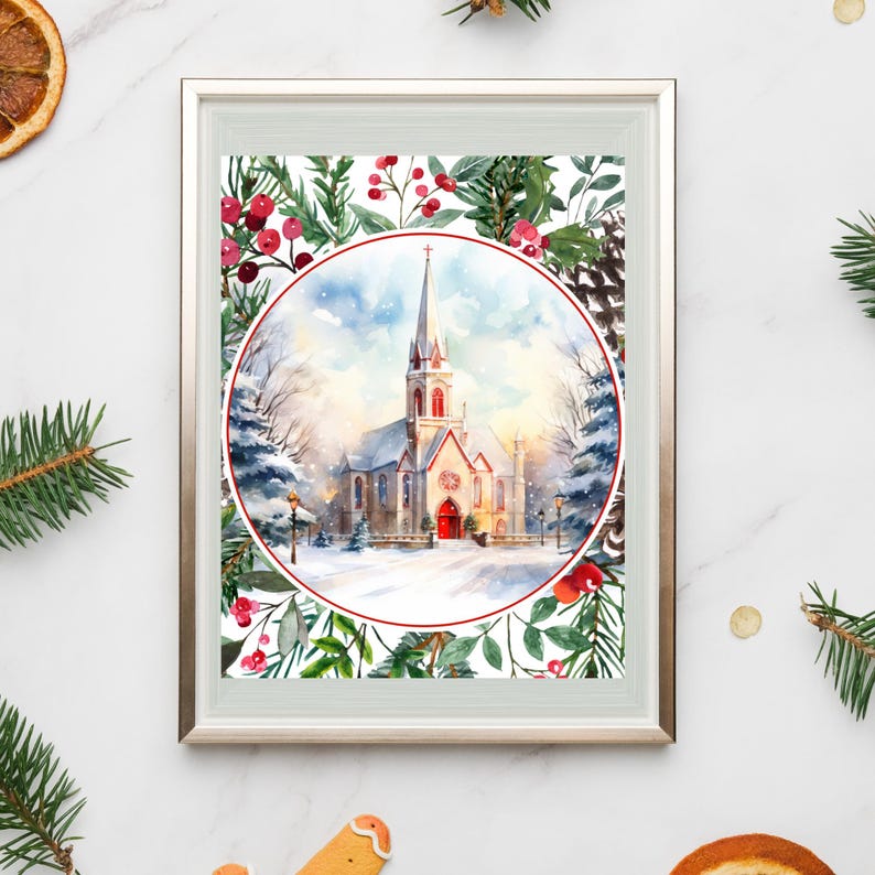 Catholic Christmas Art Print Bundle (digital Download) - Etsy