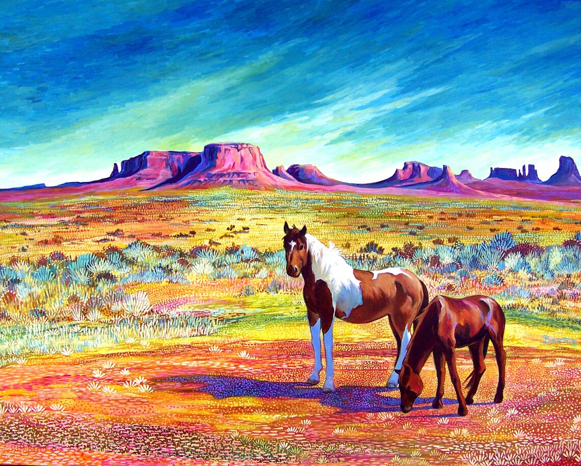 The Green Desert - Etsy