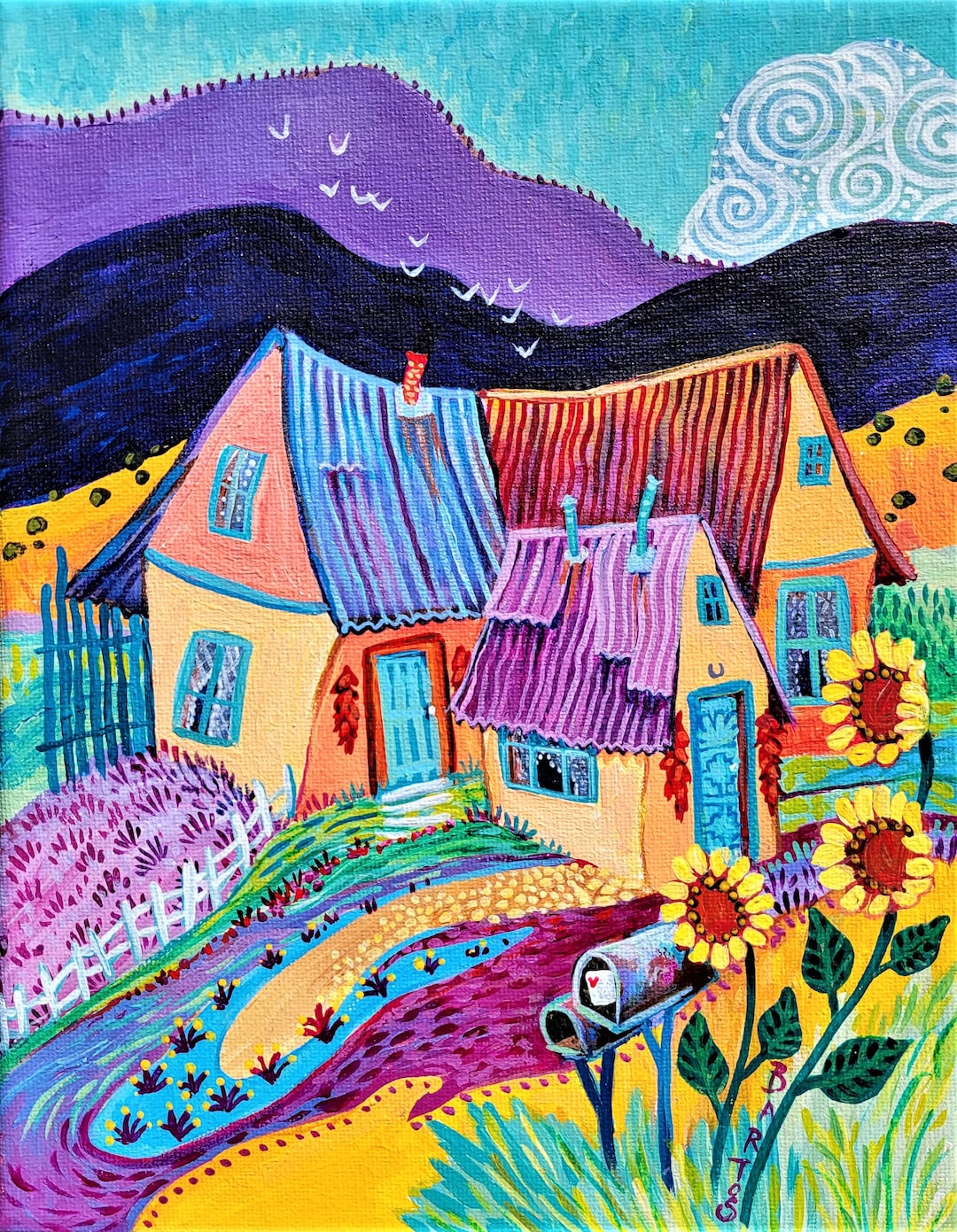 Purple Post - Etsy