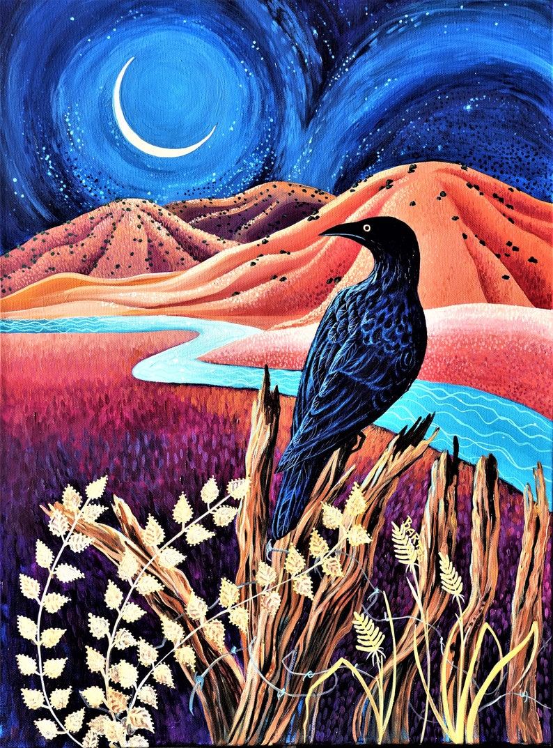 Raven Moon - Etsy
