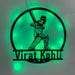 Personalized Cricket Player Metal Sign LED Lights,custom Ball Cricket ...
