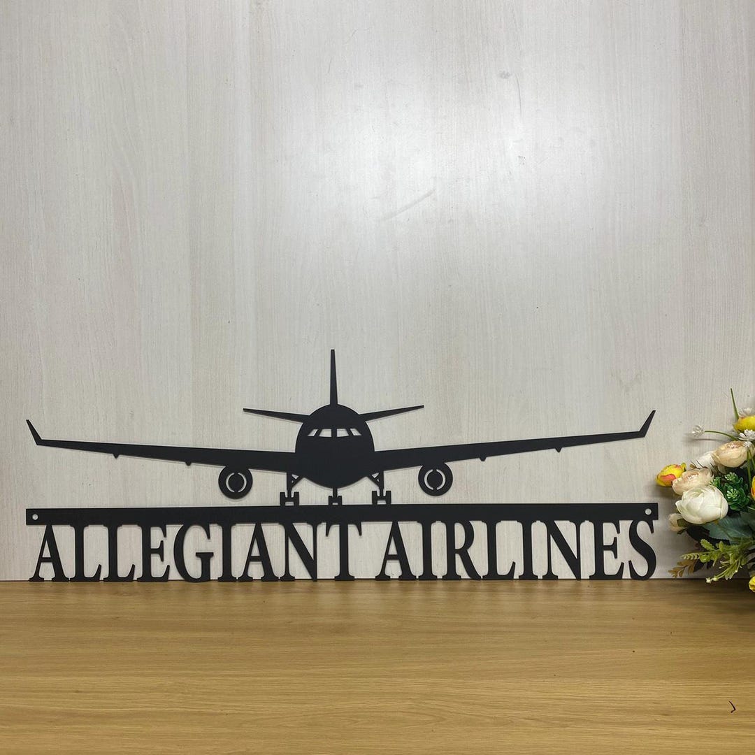 Custom Airplane Metal Wall Art,personalized Pilot Name Metal Sign ...