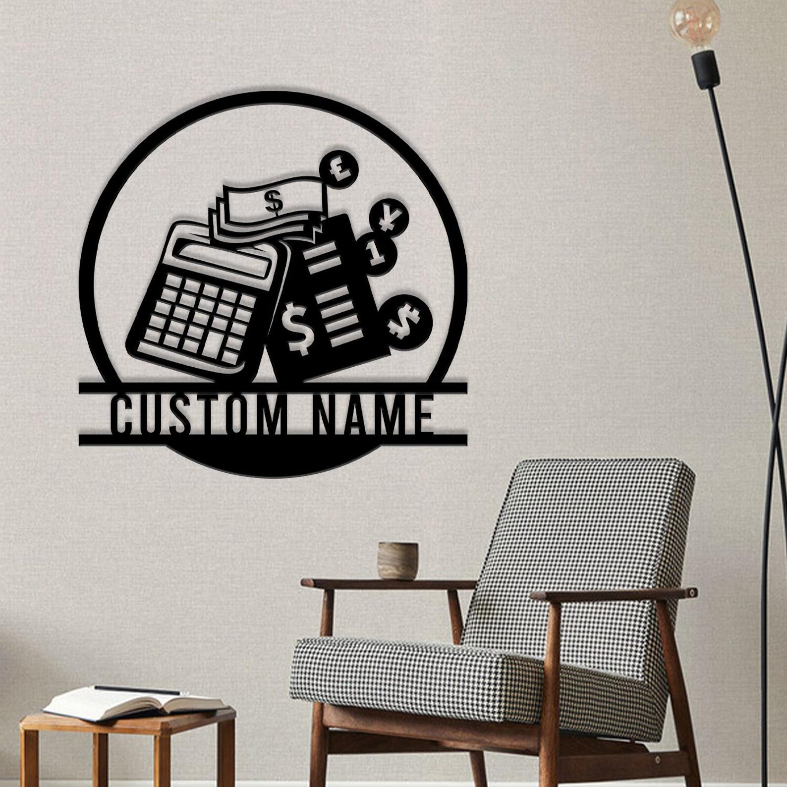 Custom Accountant Metal Sign Wall Art, Accountant Gift Accounting Wall ...