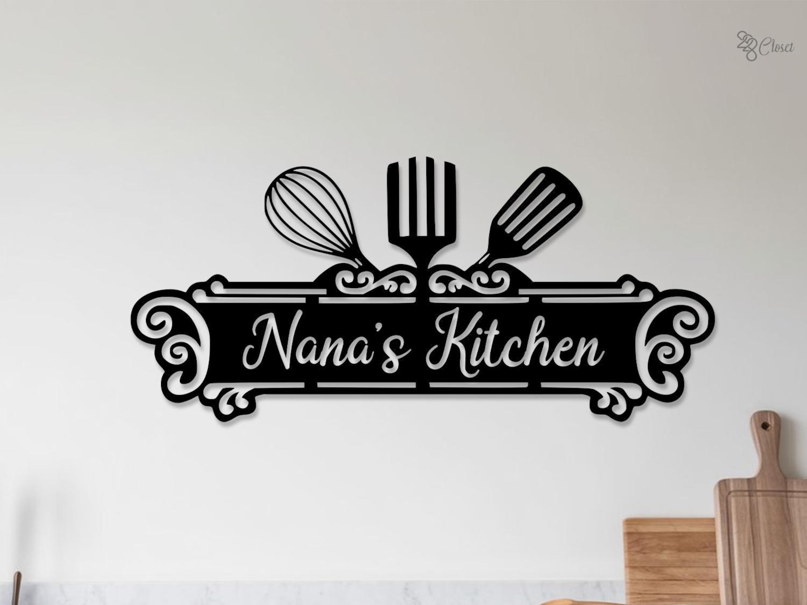 Custom Sign for Kitchen Personalized Kitchen Wall Decor, Metal Kitchen ...