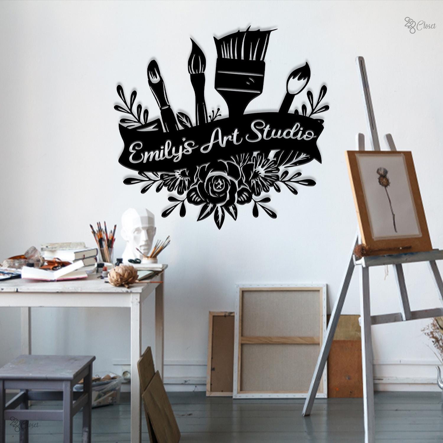 Custom Art Room Sign, Art Studio Sign, Personalized Artist Name Sign ...