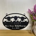 Custom Sheep Farm Metal Wall Art, Personalized Sheep Farmhouse Decor ...