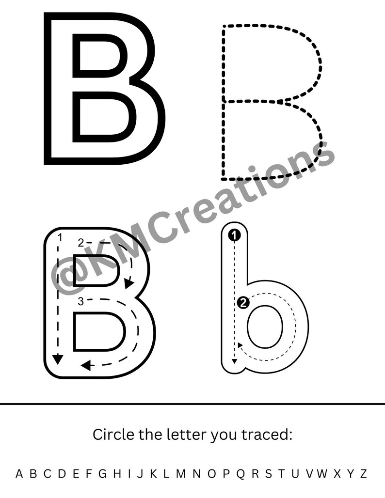 Editable ABC Tracing Worksheet for Kids – Fun Letter Practice Printable ...