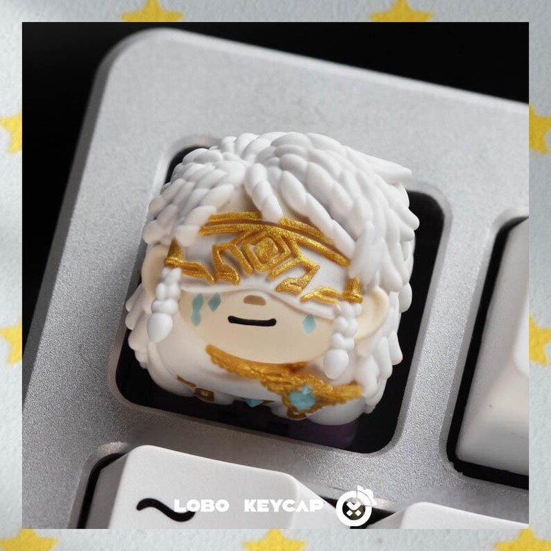 Identity V Artisan Resin Keycaps - Perfumer, Gardener, Seer, Mercenary ...