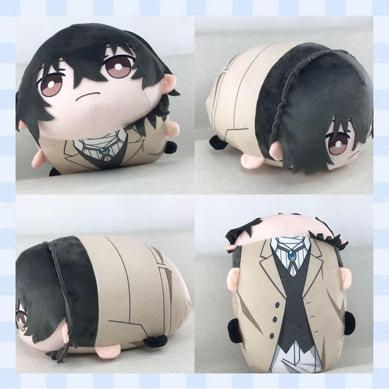 BSD Mochi Mascot Plush - Bungo Stray Dogs Dazai Osamu Nakahara Chuuya ...