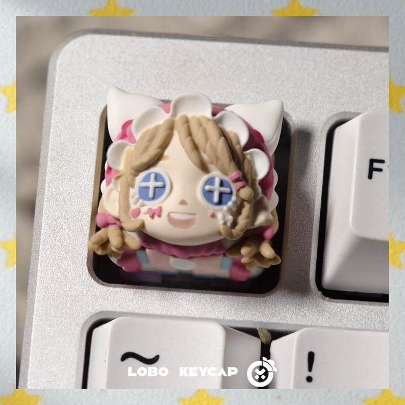 Identity V Artisan Resin Keycaps - Perfumer, Gardener, Seer, Mercenary ...