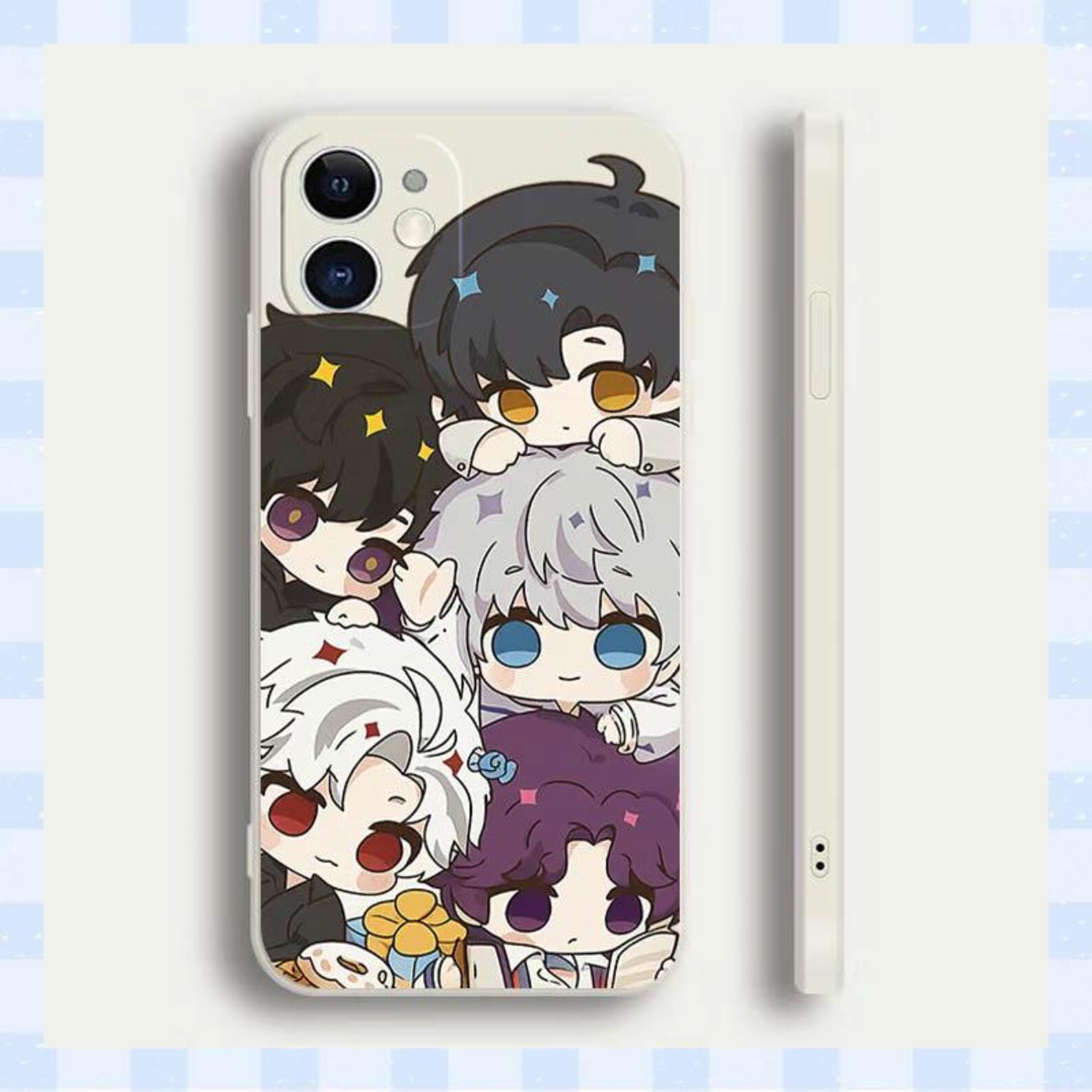 Love and Deepspace Fanmade All Cast Chibi Phone Case for iPhone 17 ...