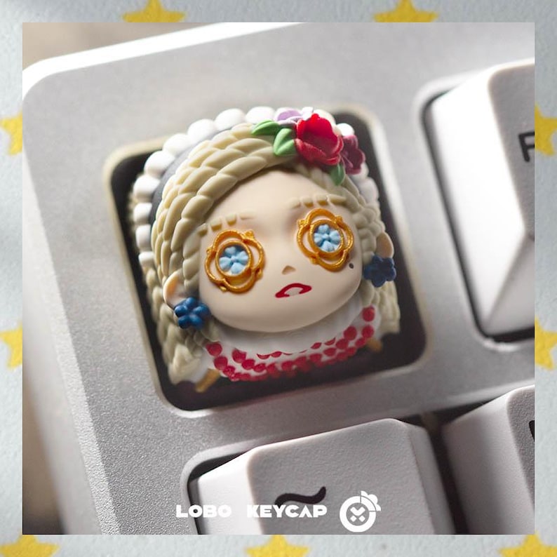 Identity V Artisan Resin Keycaps - Perfumer, Gardener, Seer, Mercenary ...