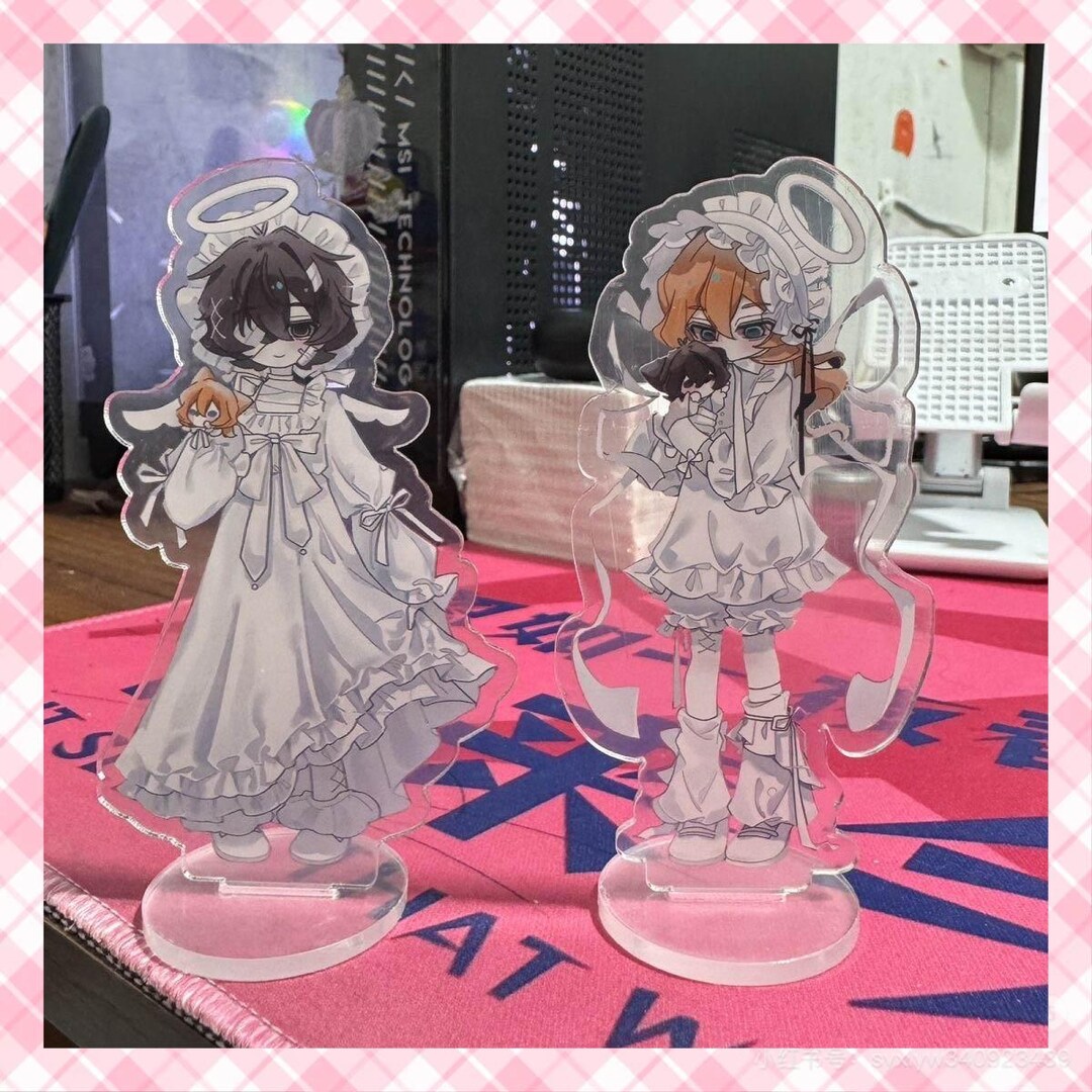 文豪ストレイドッグス Bungo Stray Dogs Acrylic Stand 10cm - Dazai & Chuuya ...
