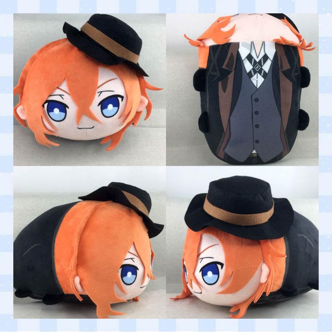 BSD Mochi Mascot Plush - Bungo Stray Dogs Dazai Osamu Nakahara Chuuya ...