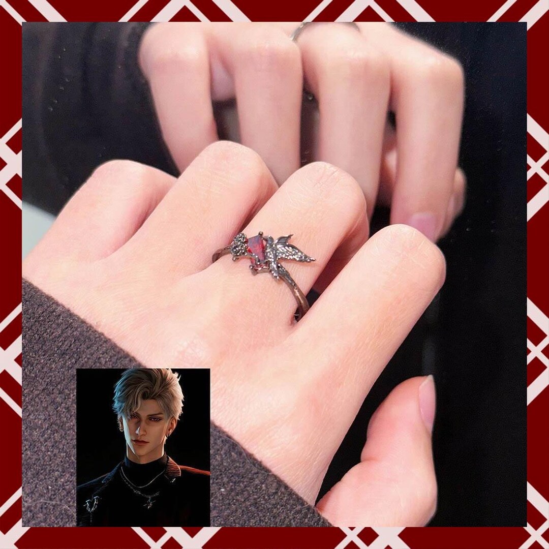 Sylus Love & Deep Space: Sylus Ring, Raven Ring, S925 Sterling Silver ...