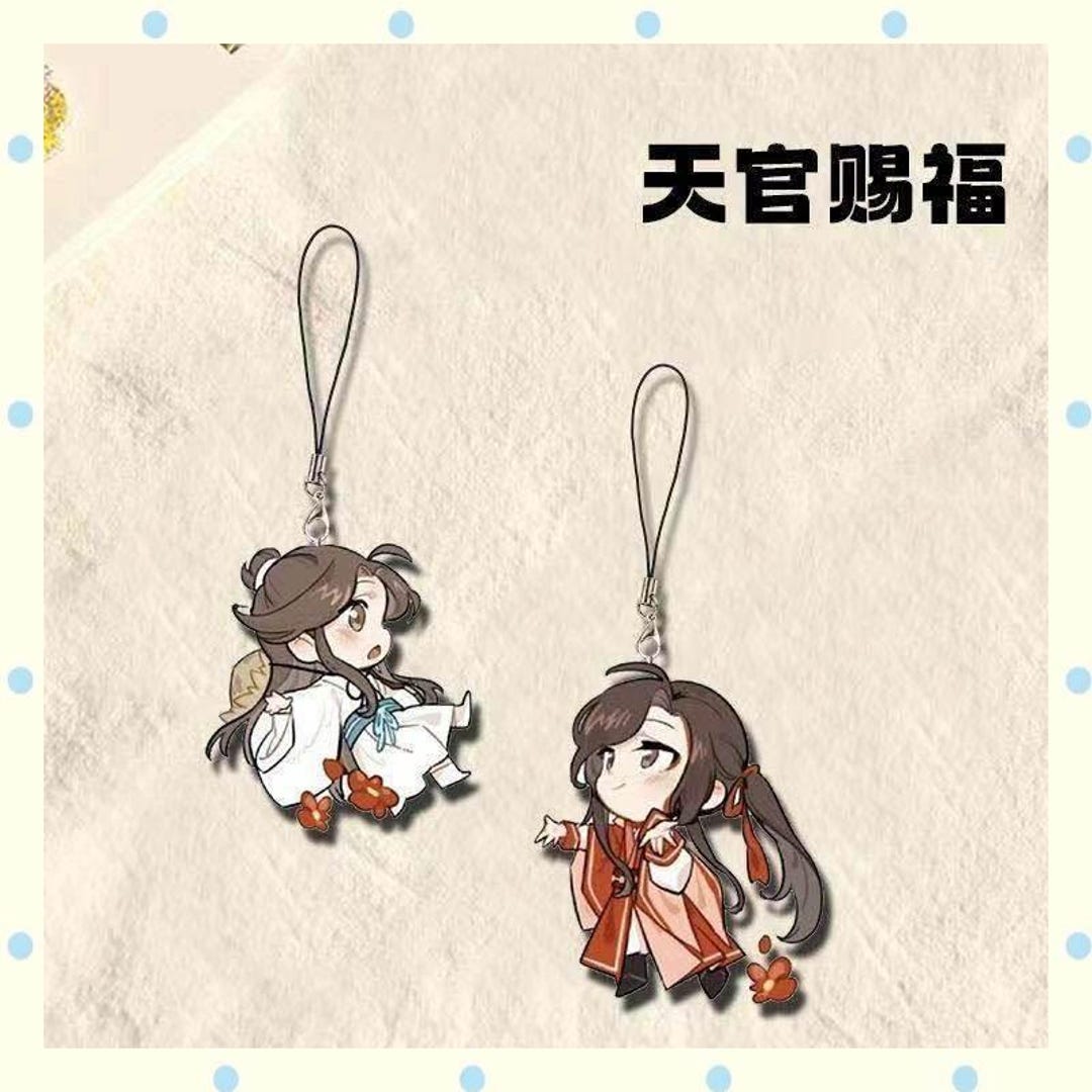 Heaven Official's Blessing Phone Strap - Hua Cheng & Xie Lian Cute ...