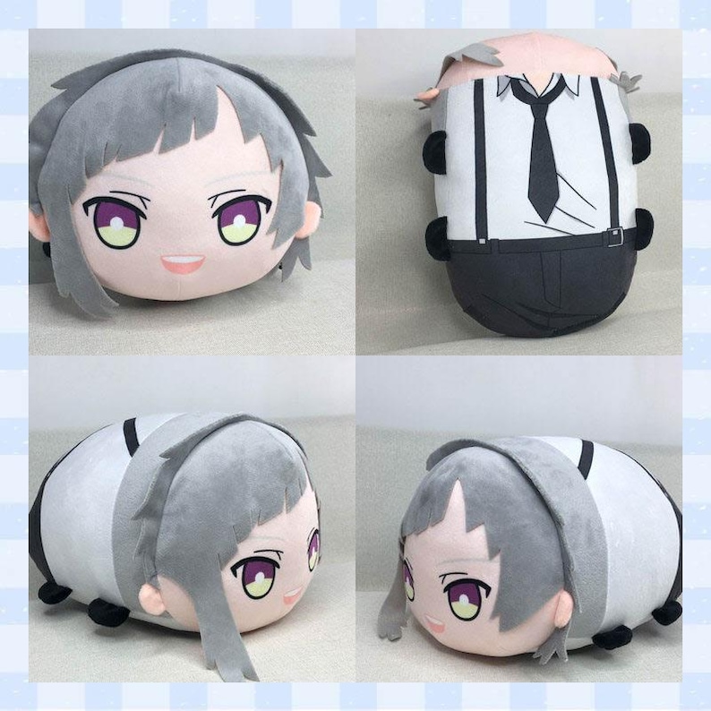 BSD Mochi Mascot Plush - Bungo Stray Dogs Dazai Osamu Nakahara Chuuya ...