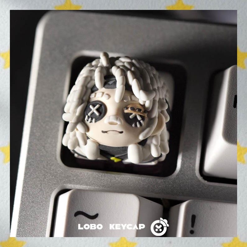 Identity V Artisan Resin Keycaps - Perfumer, Gardener, Seer, Mercenary ...