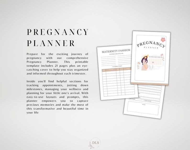Pregnancy Planner | Printable Planner | Pregnancy Journal | Mom to Be ...