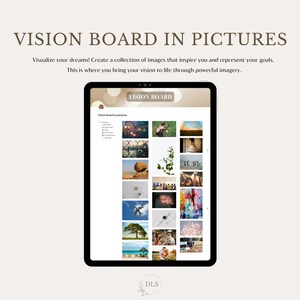 Vision Board | Notion Template | Notion Templates | Self Care | Vision ...