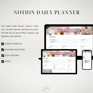 Daily Planner | Notion Template | Weekly Planner | Task Tracker ...