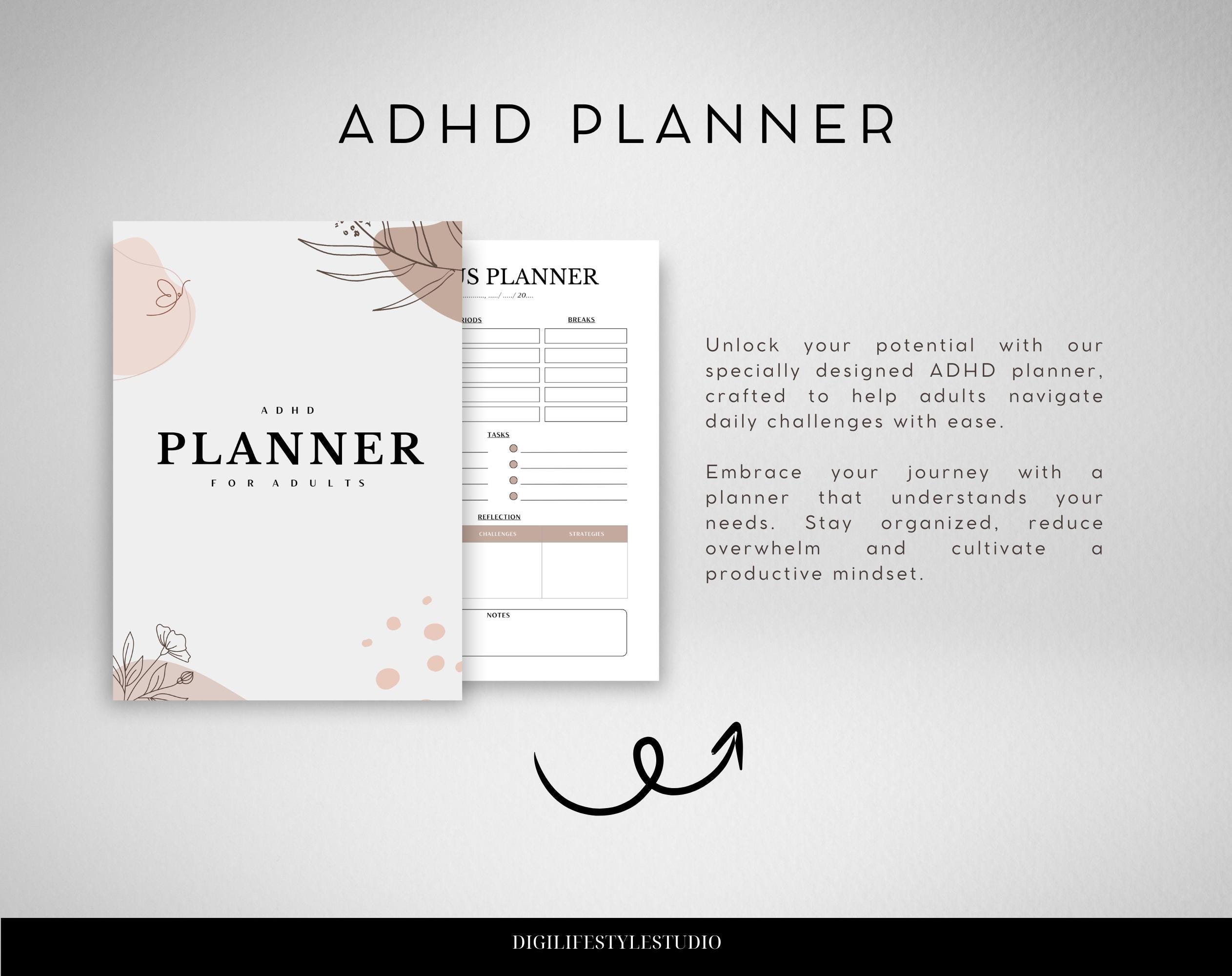 ADHD Planner | Planner for ADHD | ADHD Digital Planner | Printable ...