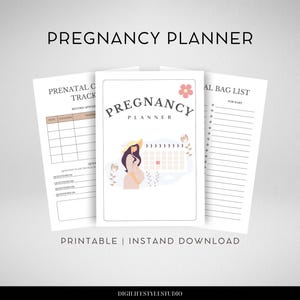 Pregnancy Planner | Printable Planner | Pregnancy Journal | Mom to Be ...