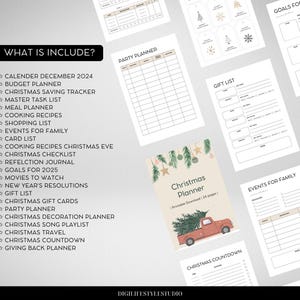 Christmas Planner Printable Planner Christmas Countdown Aesthetic ...