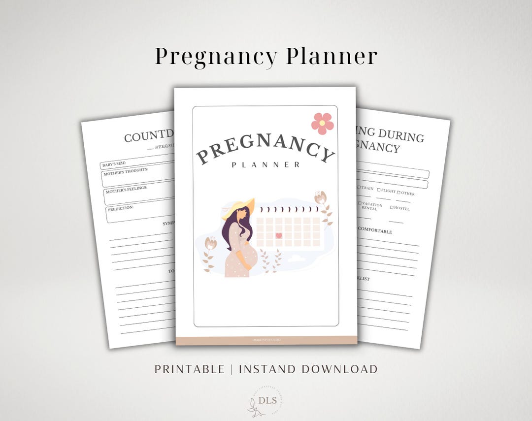 Pregnancy Planner | Printable Planner | Pregnancy Journal | Mom to Be ...