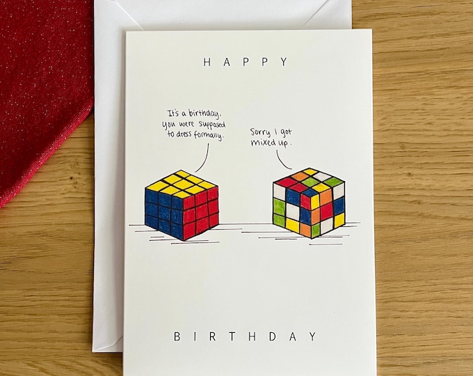 Rubiks Cube Gift Wrap Paper - Etsy