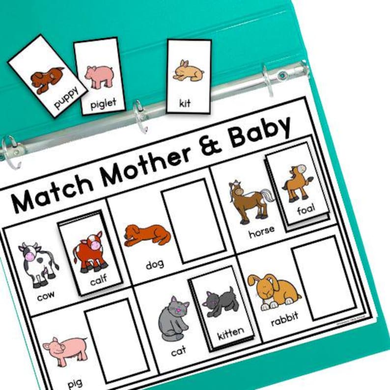 Farm Toddlers Busy Books Printable for Homeschool Busy Books for ...