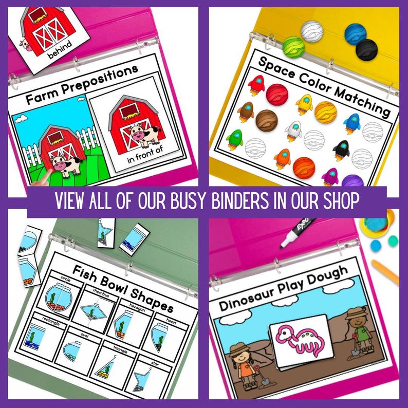 Farm Toddlers Busy Books Printable for Homeschool Busy Books for ...