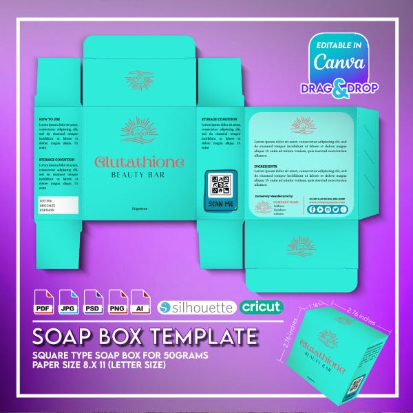 Soap Box Cricut - Etsy